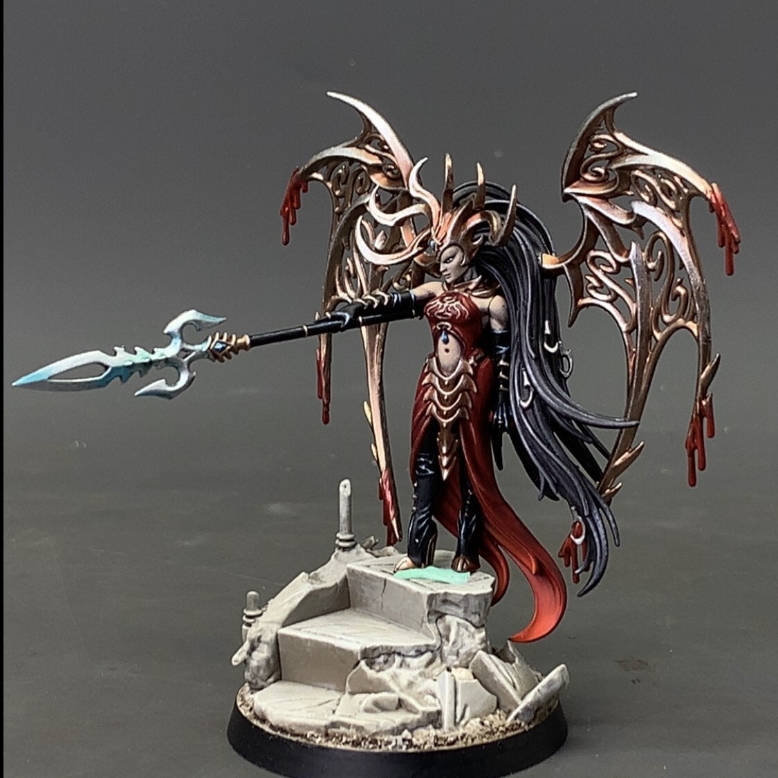 Morathi Warhammer Morathi As Princess Peach Paintingwarhammer Post
