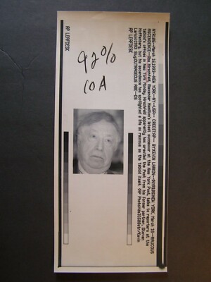 AP Wire Press Photo 1993 Abe Hirschfeld latest successor at the New ...