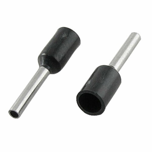 1000 x 1.5mm Dia Tube Pre Insulated Terminals Connector Black | eBay