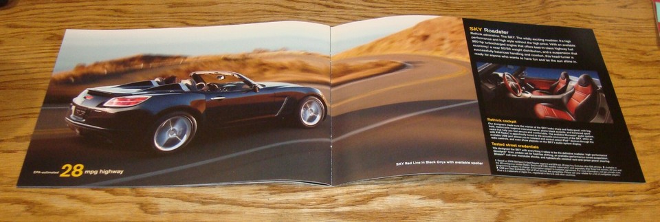 Original 2009 Saturn Full Line Deluxe Sales Brochure Sky Aura Vue ...