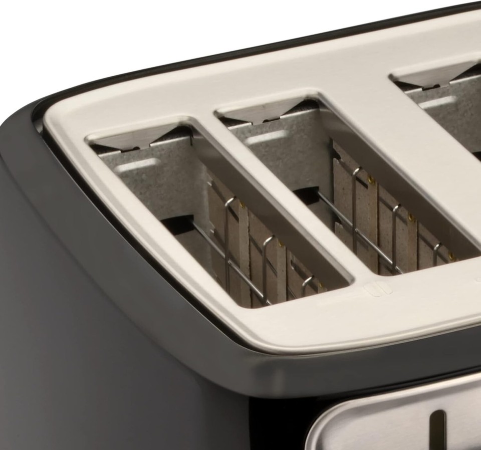 Toastmaster 4-Slice Cool Touch Toaster, Black with Stainless ( Free ...