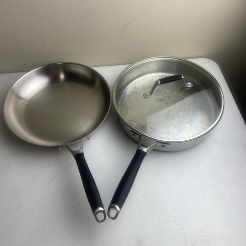 Calphalon Select 1390 10 Inch Skillet & 5003 3Qt Fry Pan Stainless ...