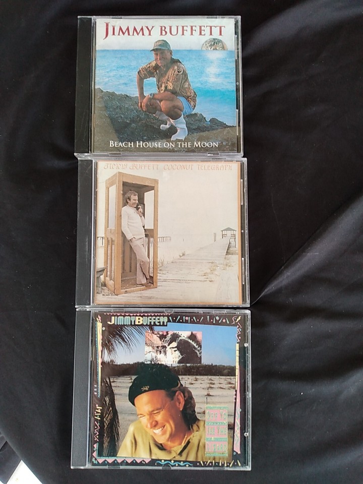 BUFFETT JIMMY 3 CD lot: LIKE NEW Mint BRAND NEW CASES Beach House ...