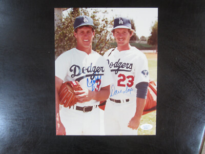 Steve Sax Dave Sax Autograph Signed 8 X 10 Photo JSA Los Angeles ...