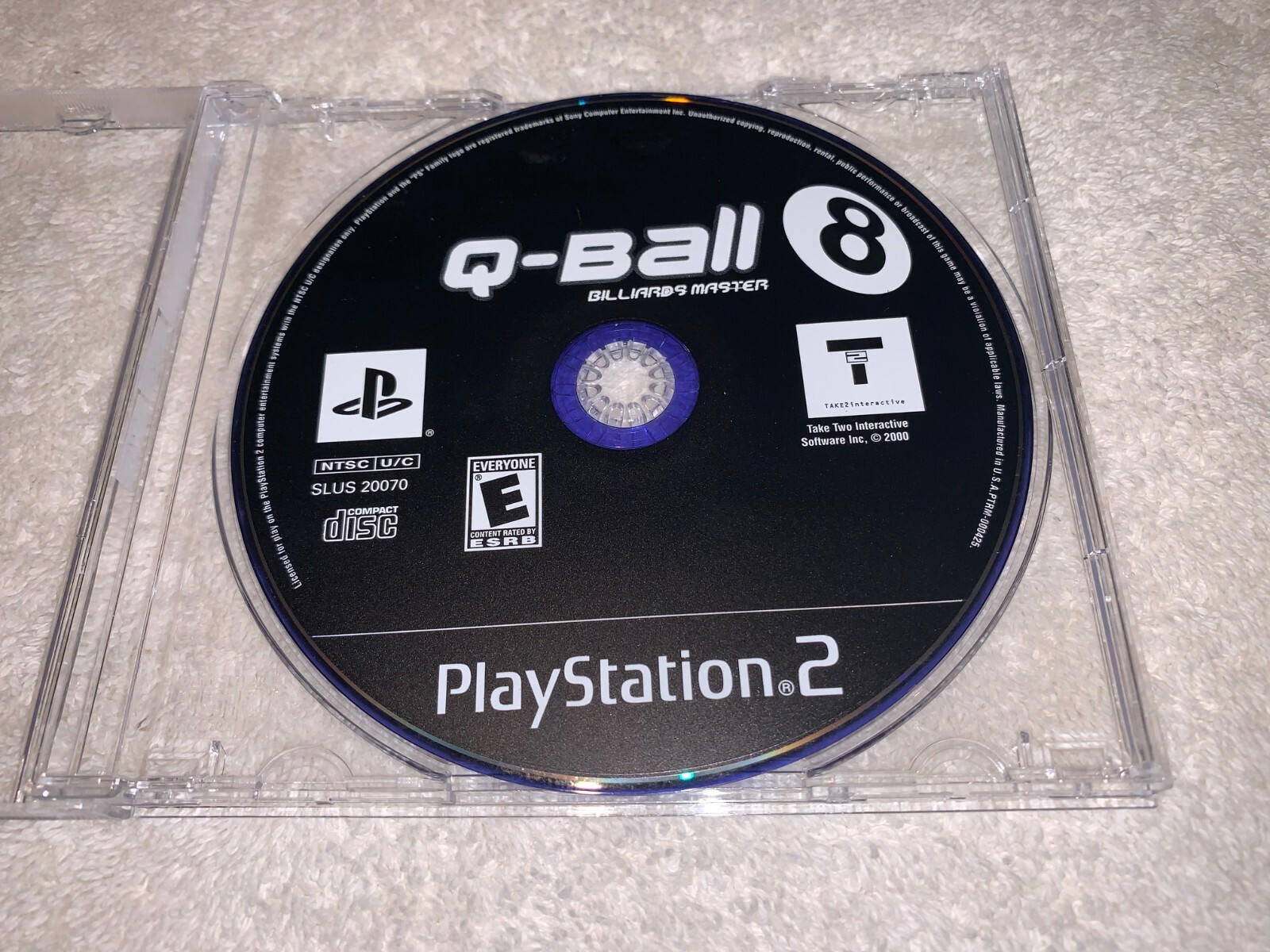 Q-Ball: Billiards Master (Sony PlayStation 2, 2000) PS2 Game in Plain ...