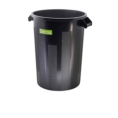 Dust Bin Polypropylene Plastic Bar Hotel Kitchen Black Dust Bin 100L ...