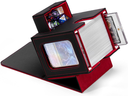 MTG Commander Deck Box with Dual Commander Display, Patented Card Deck ...