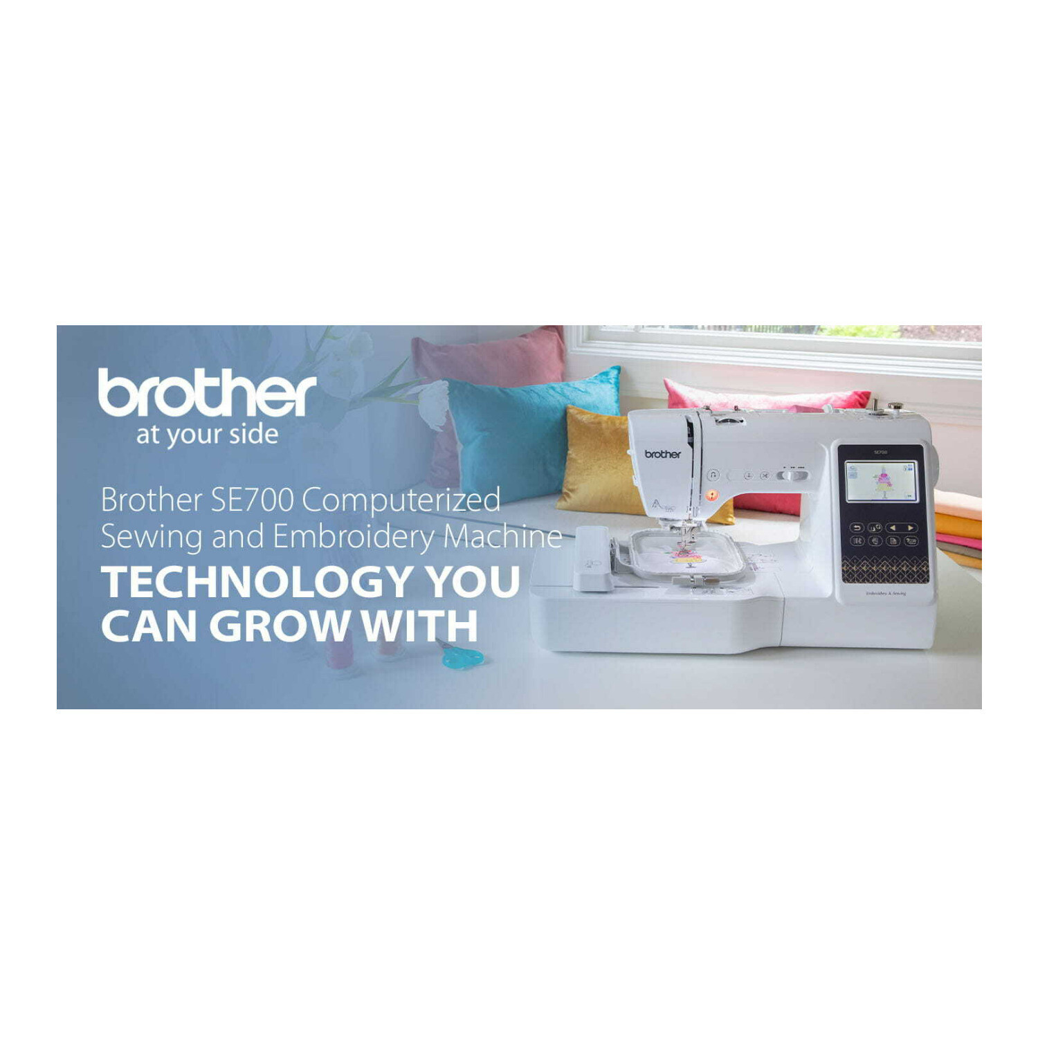 Brother SE700 Elite Sewing and Embroidery Machine with Sewing Bundle | eBay