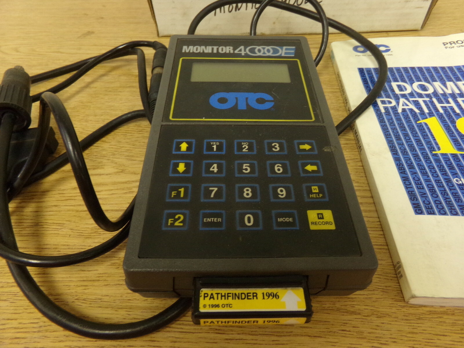 OTC Monitor 4000 E Prom ID Manual Domestic Pathfinder 1996 F34361780 | eBay