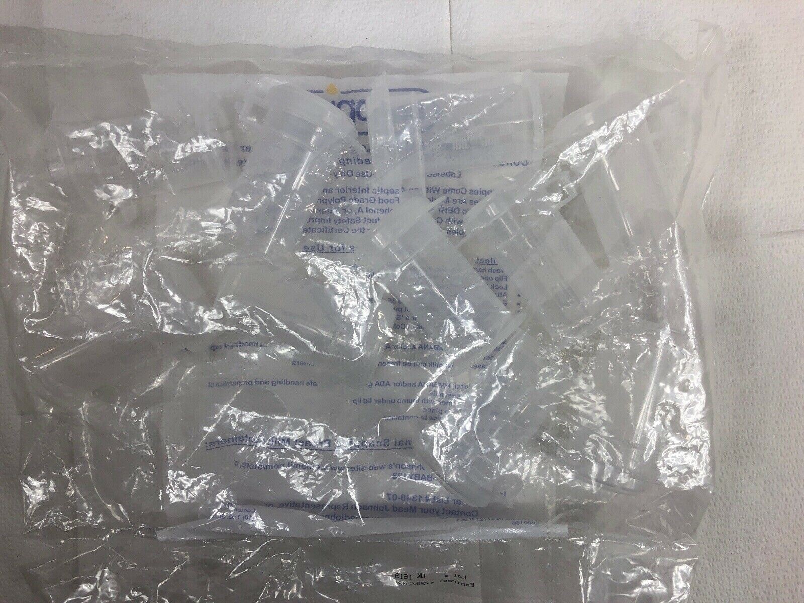 Snappies Breast Milk 1 oz Containers-Pump 10PK-NEW SEALED STERILE-LOT ...