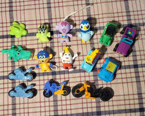 Kinder Surprise Toy Lot * Figures Cars & Motorcycles Miniature Plastic ...