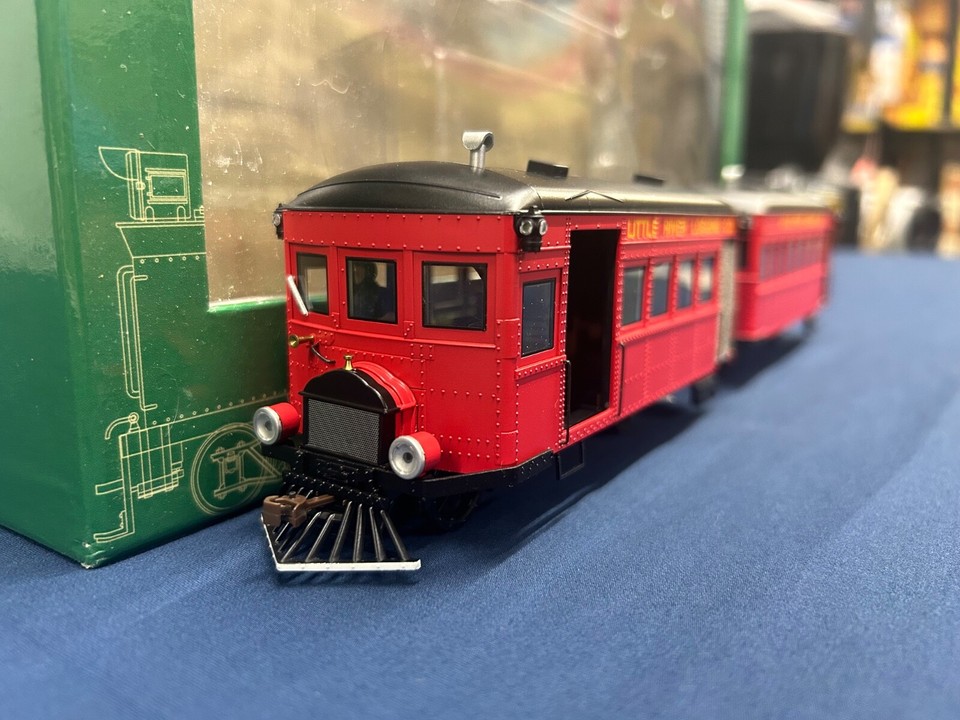 Bachmann On30 Little River Logging Co. Rail Bus & Trailer w/ DCC 28463 ...