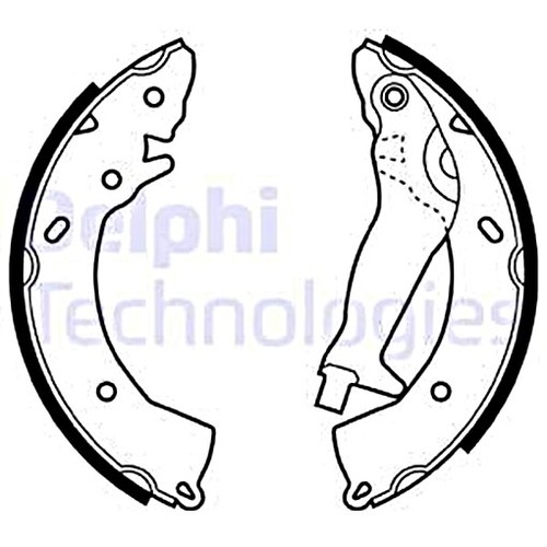 DELPHI Brake Shoe Set For HYUNDAI Getz 02-10 58305-1CA10 | eBay