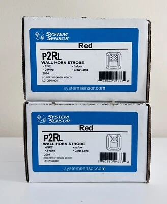 New System Sensor P2RL 2 Wire Horn Strobe | Grelly USA