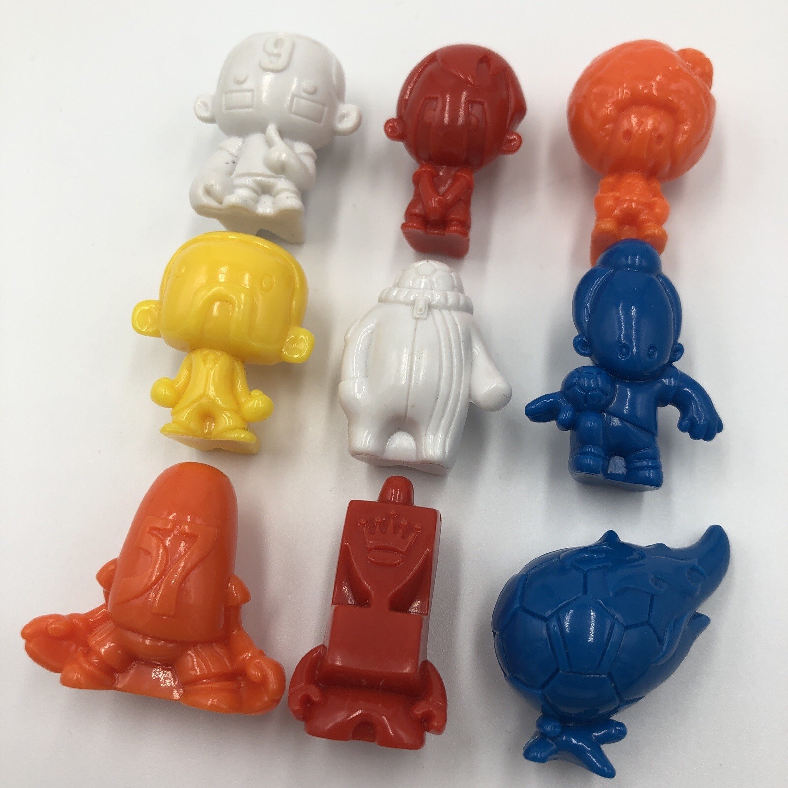 9 UNPAINTED FUT Series Voetbal Gogos Crazy Bones Football Soccer World ...