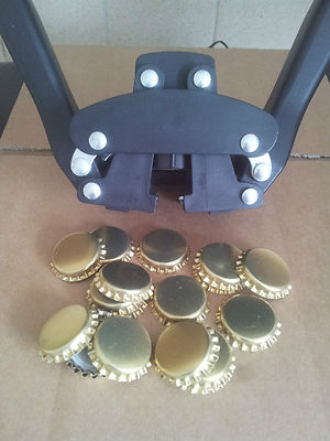 YOUNG'S Crown Bottle Capper Twin Lever - For Caps +100 CROWN CAPS 26 MM ...