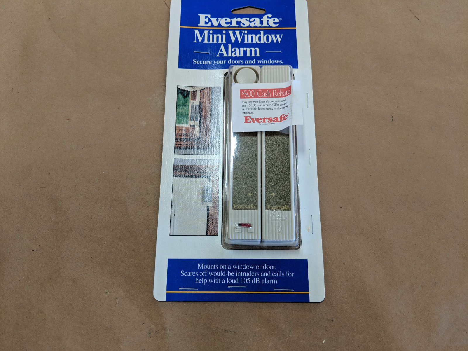 Eversafe Mini Window Alarm (MWA1) Home and Office 8dB Safety Security ...