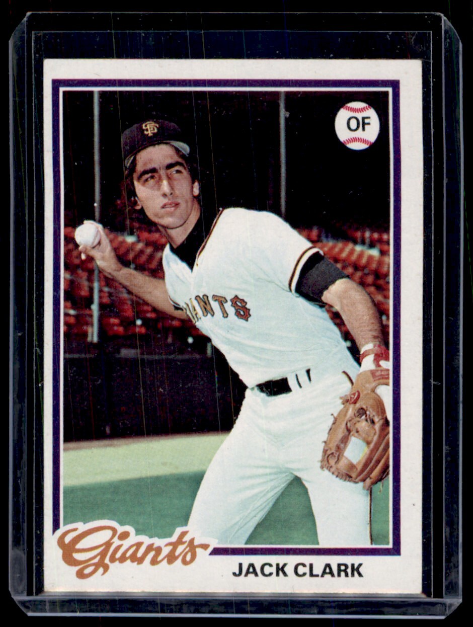 1978 TOPPS JACK CLARK SAN FRANCISCO GIANTS #384 | eBay