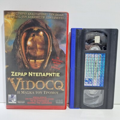 CRIME VHS TAPE Vidocq 2001 GREEK SUB PAL Gérard Depardieu Guillaume Canet ZS | eBay