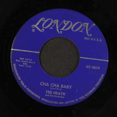 TED HEATH: cha cha baby / tom hark LONDON 7" Single 45 RPM | eBay