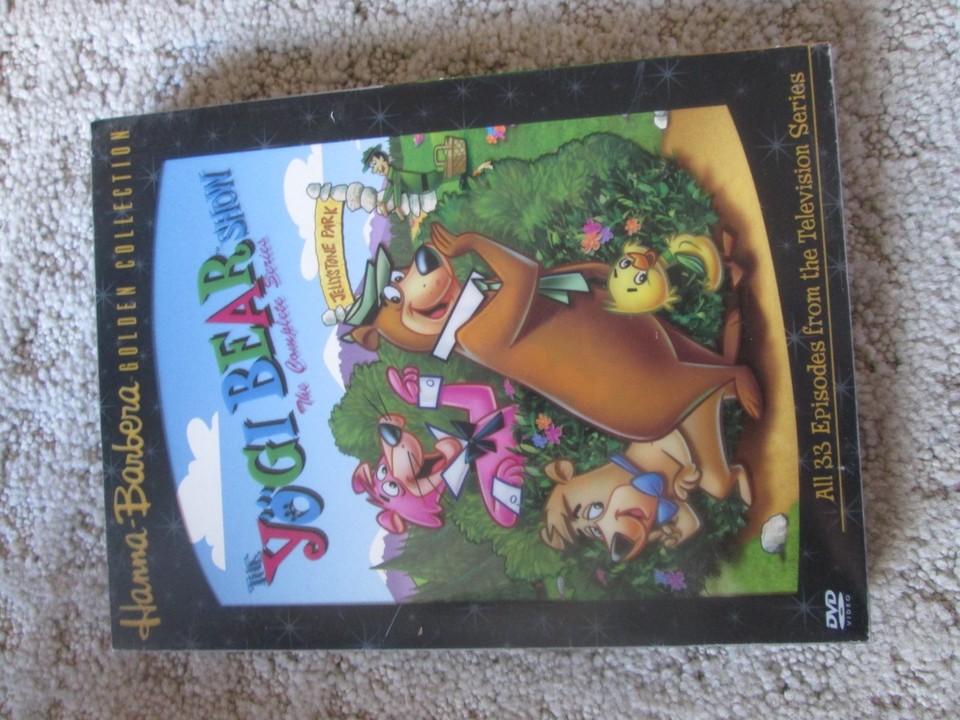 4 Yogi Bear Show + Movie Top Cat Wacky Races DVD Hanna Barbera Golden ...