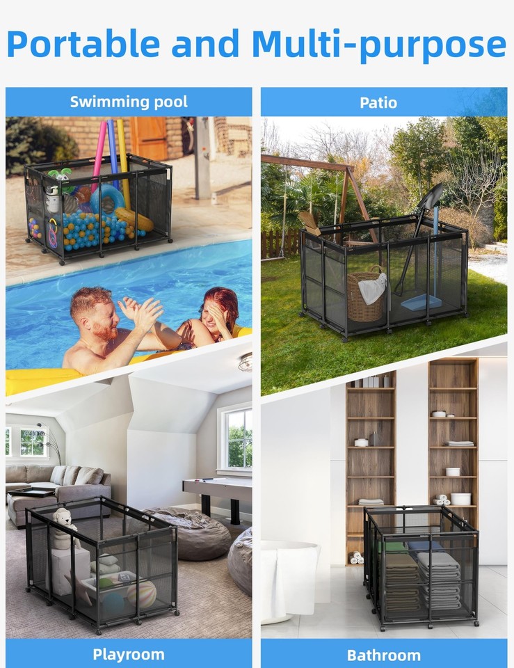 Pool Float Storage – Outdoor Pool Toy Storage Organizer for Pool ...