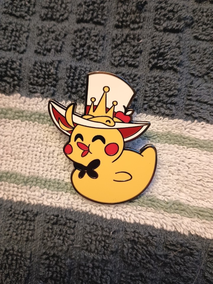 Hazbin Hotel Youtooz pin lot - demon Alastor and rubber duck Lucifer | eBay