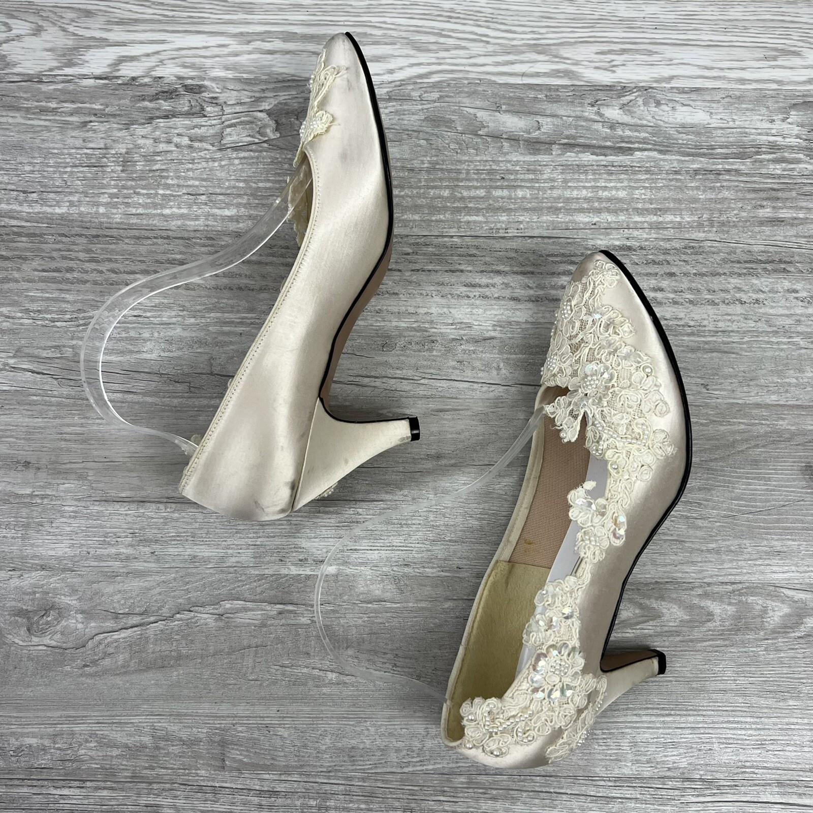 Coloriffics Vintage 1980 Beautiful White Lace Wedding… - Gem