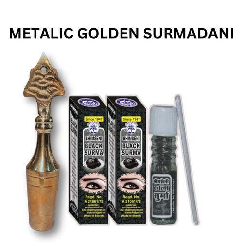 Arabian AL ATHMAD ASMAD Natural BLACK Surma Kohl Kajal Eyeliner Kuhl ...