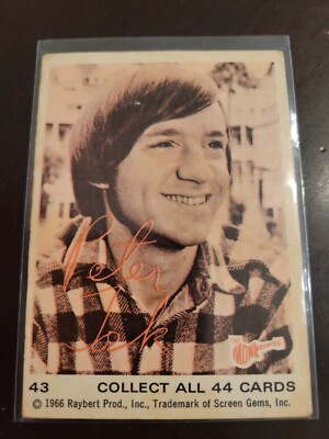 The Monkees 1966 DONRUSS TRADING CARD #43 RARE CARD WOW!!! | eBay