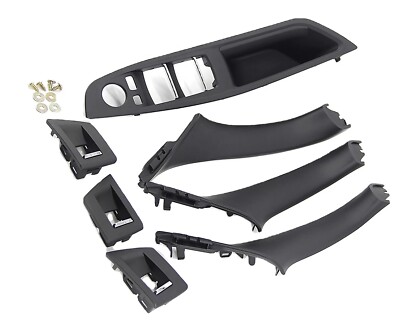 BMW 5 F10 / F11 Türgriffe innen Set Komplett 2009-2017 Schwarz | eBay