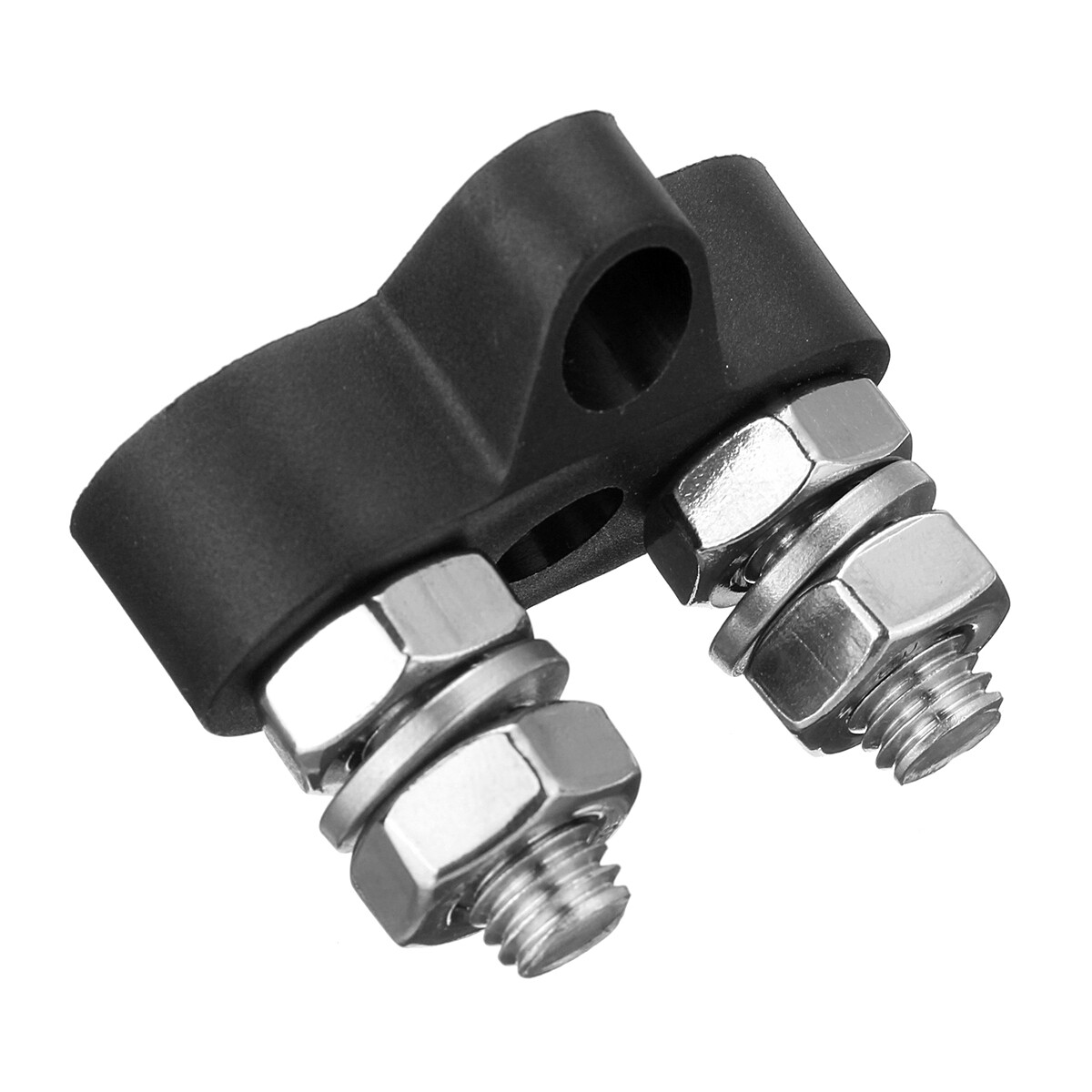 2Pcs Bus Bar Terminal Blocks Heavy Duty M8+M8 Positive Power ...