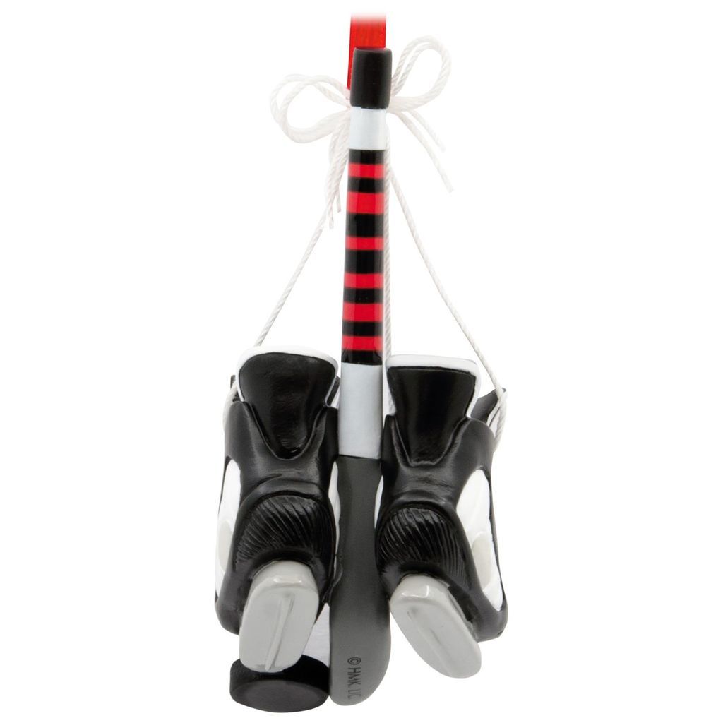 Ice Hockey Hallmark Gift Ornament Ice Skates Skating Stick Winter Sport ...