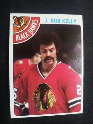 1978-79 Topps Hockey Card # 189 J.-Bob Kelly - Chicago Black Hawks (NM ...