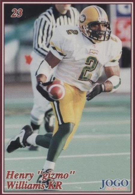 1999 Jogo CFL - Gizmo Williams #23 for sale online | eBay