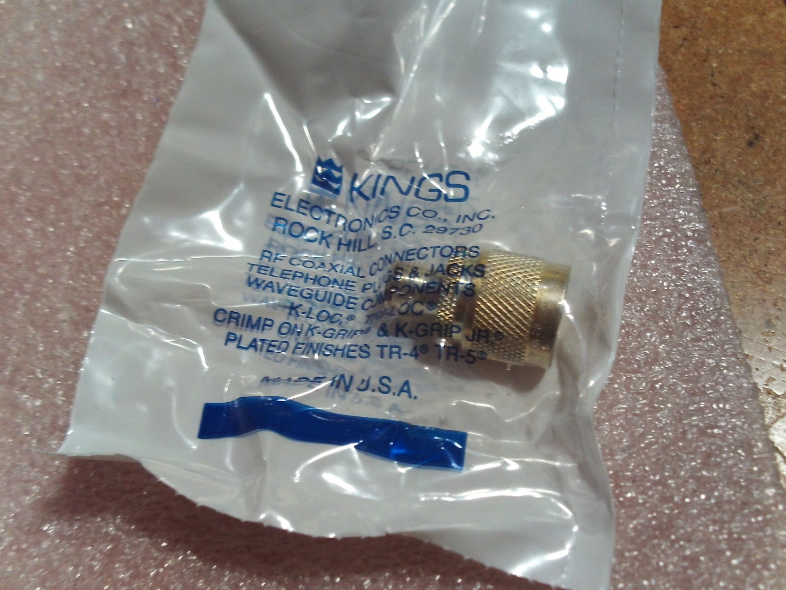 KINGS CONNECTOR PART # M55339/51-00001 ( 1209-20 ) NSN: 5935-01-167 ...