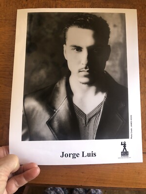 Jorge Luis Latin Singer and Musician Rare VNTG 8x10 Press Photo | eBay