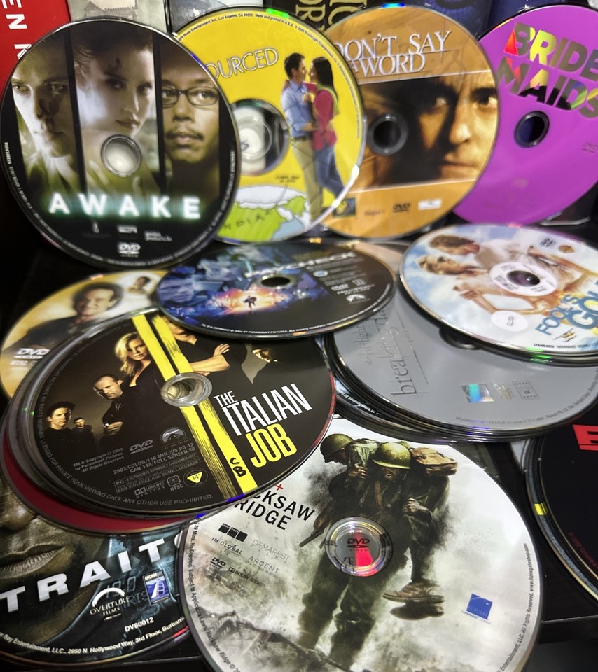 180 DVD 📀 Movies Disc Only $1 Each + Ship Purchase 4 or more & save 50% ...