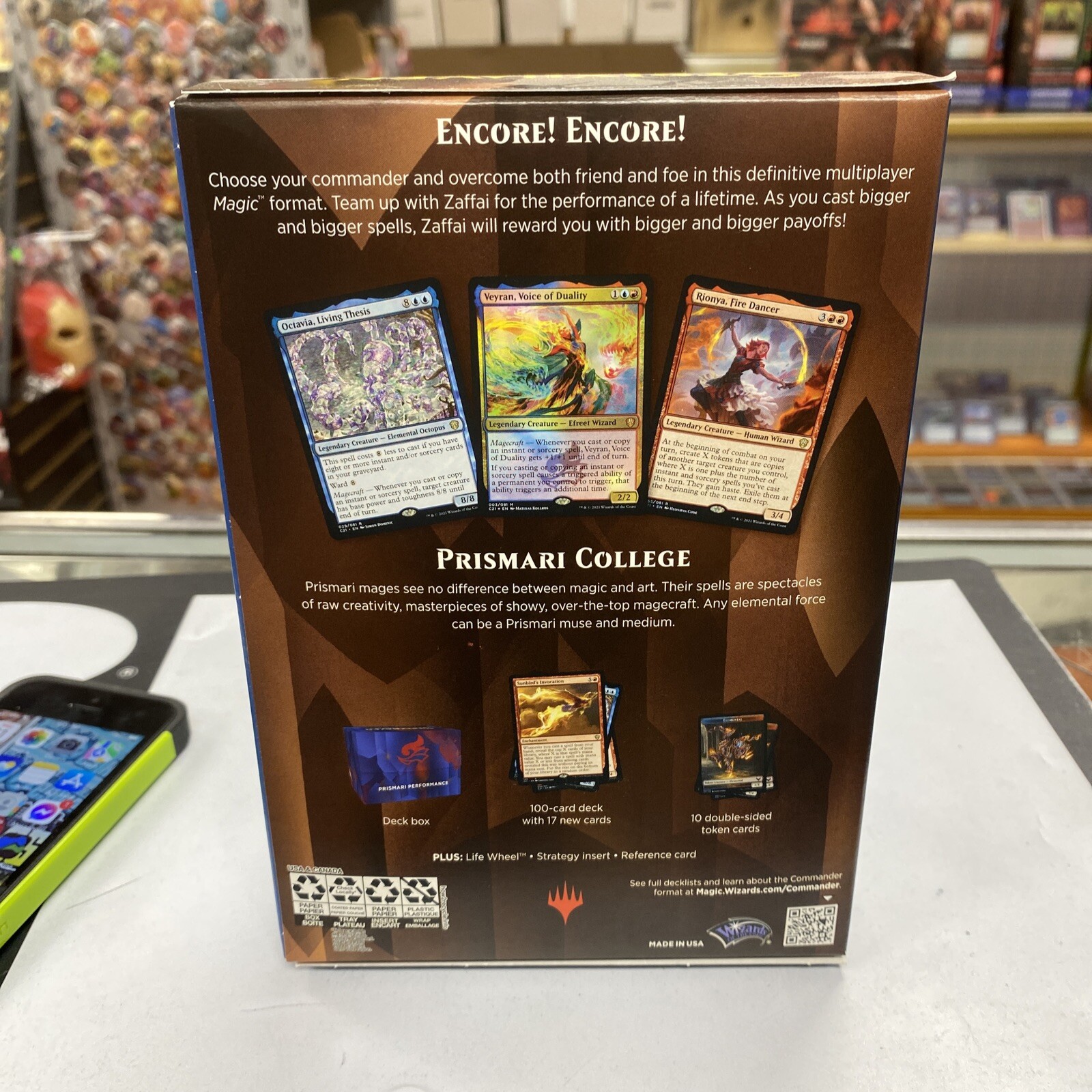 Magic The Gathering Strixhaven Commander Quantum Quandrix Blue-Green ...