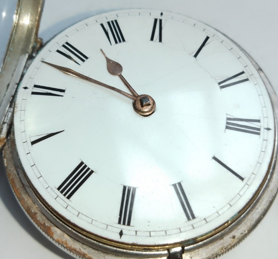 Alex HARE LONDON English Fusee CYLINDER Pocket Watch 1800 running well ...