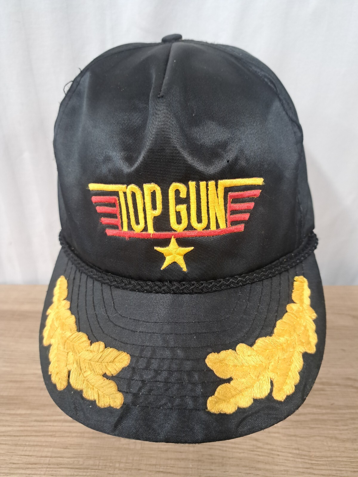 Rare VTG Silk 1980s Top Gun Hat Otto Cap Taiwan Maver… - Gem