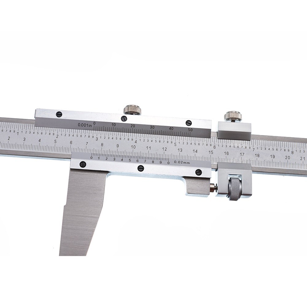 DASQUA 0-600MM/0-24" 100MM JAWS VERNIER CALIPER WITH FINE ADJUST (1300 ...
