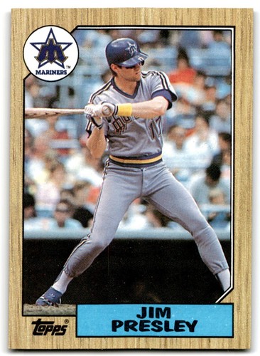 1987 Topps Jim Presley Seattle Mariners #45 | eBay