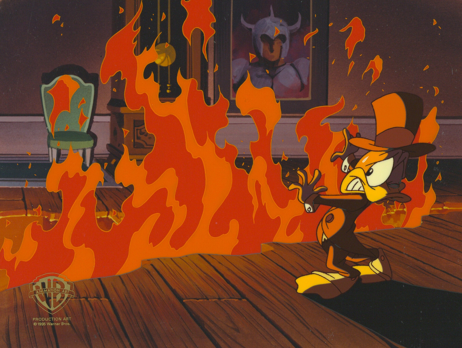Tiny Toons Adventure-Original Production Cel-Plucky- Night Ghoulery | eBay