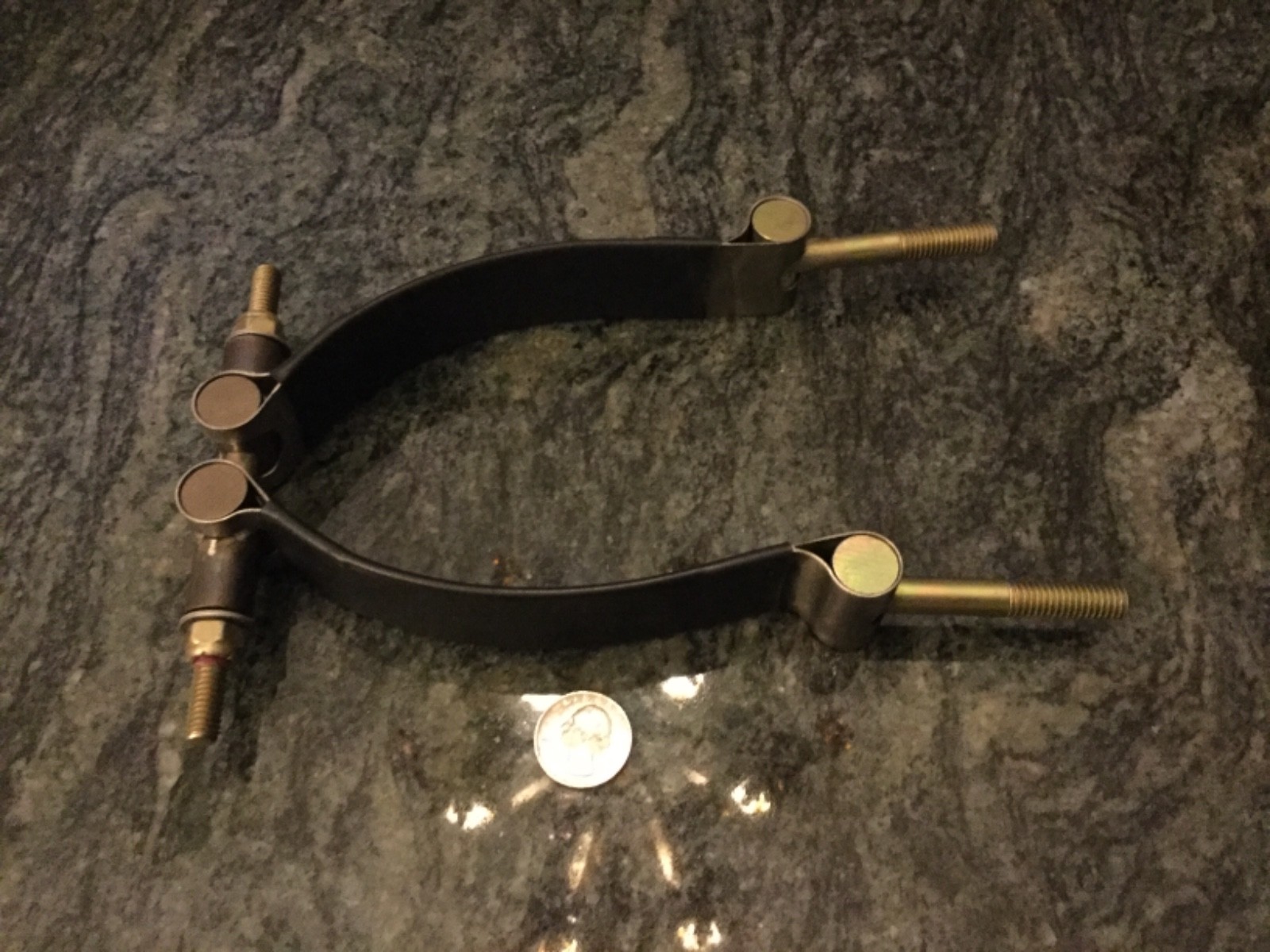 heavy ammo box clamp round tank clamp hot rod gasser 4 1/2 to 5 inch ...