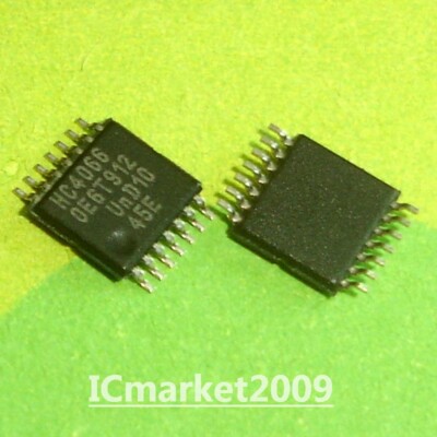10 PCS 74HC4066PW TSSOP-14 74HC4066 HC4066 Quad Bilateral Analog ...