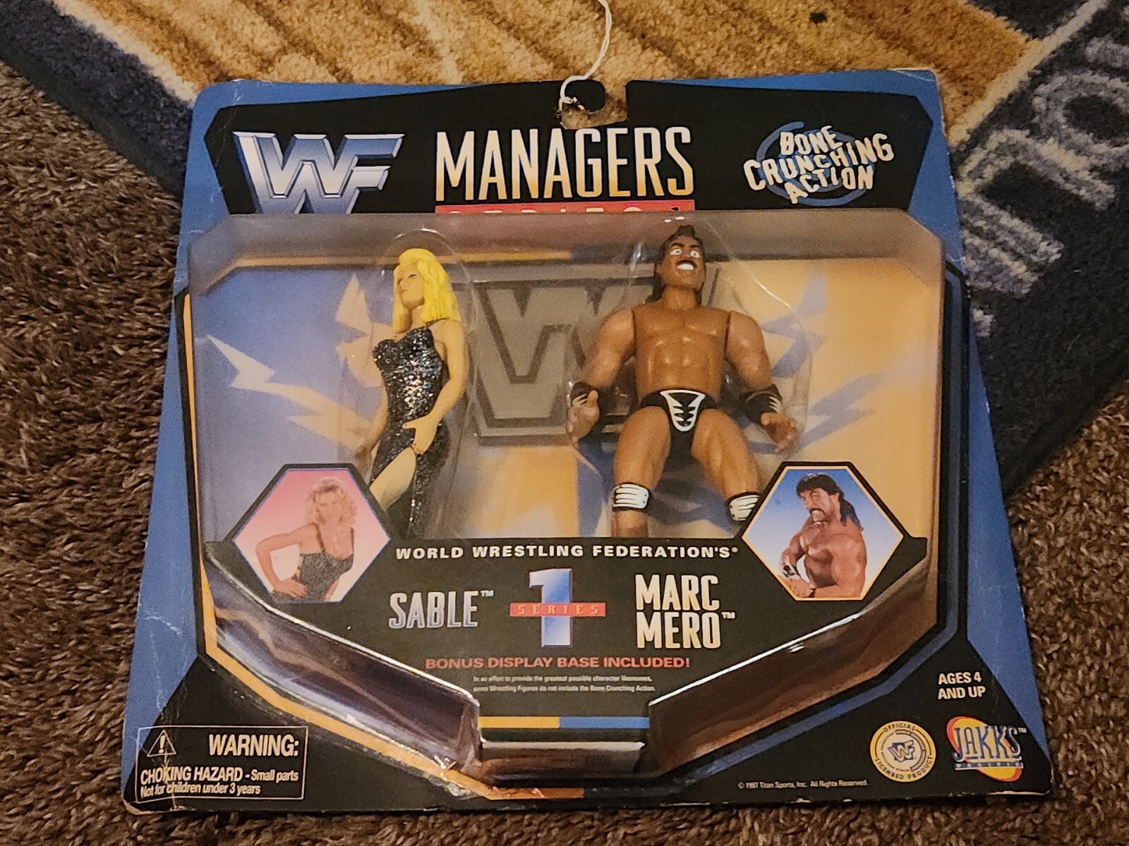 WWF Managers Series 1 SABLE & MARC MERO on Card! Jakks Pacific | eBay