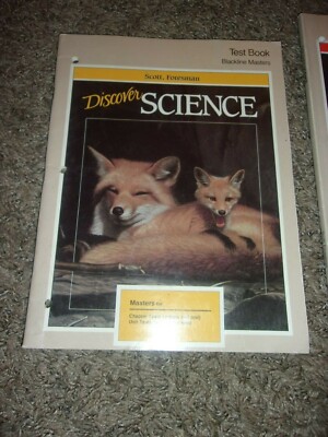 Scott Foresman DISCOVER SCIENCE 1st Grade 1 TEST BOOK Blackline Masters ...