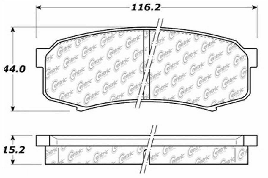 BRAND NEW PRONTO REAR BRAKE PADS LCD606 / D606 FITS *SEE FITMENT CHART ...