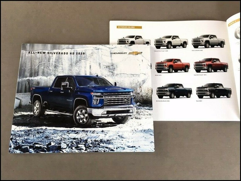 2020 Chevrolet Silverado HD Truck 58-page Original Sales Brochure ...